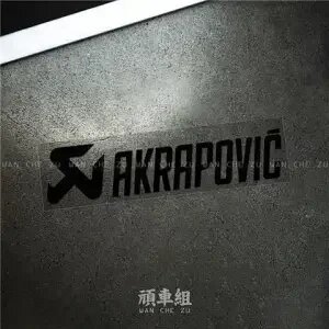 Наклейка на выхлопную трубу A/A/Scorpio для автомобилей и мотоциклов, наклейка на 12x2.7cm