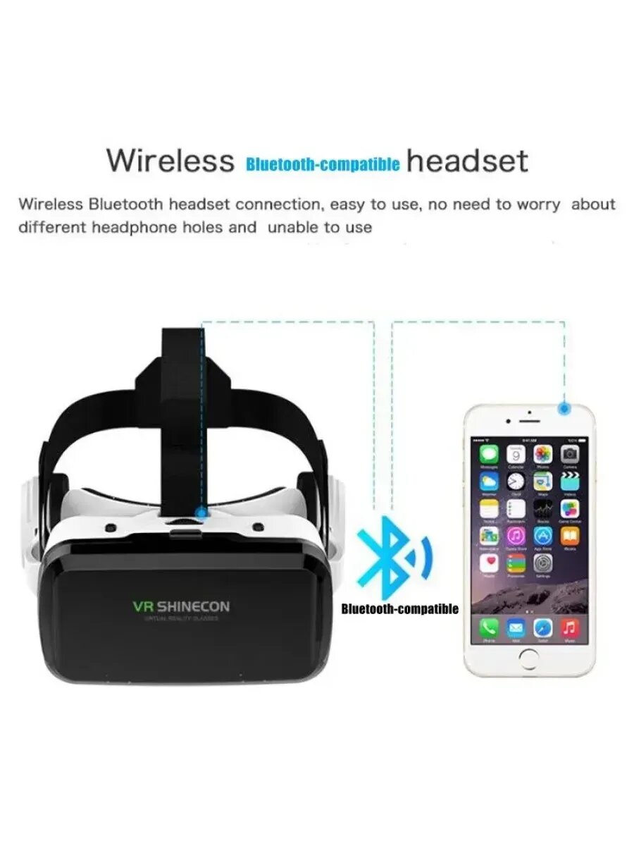 Очки VR с наушниками