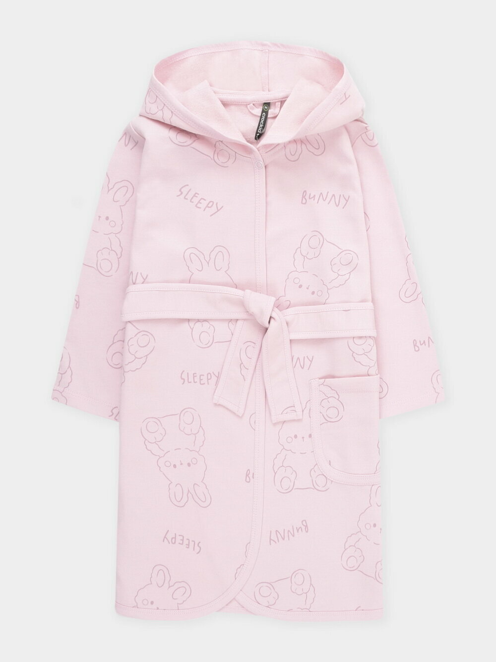 Халат детский халат с капюшоном, хлопок