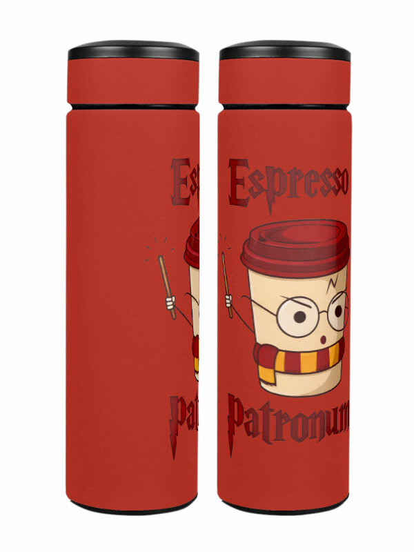 Термос «Espresso patronum» (красный)