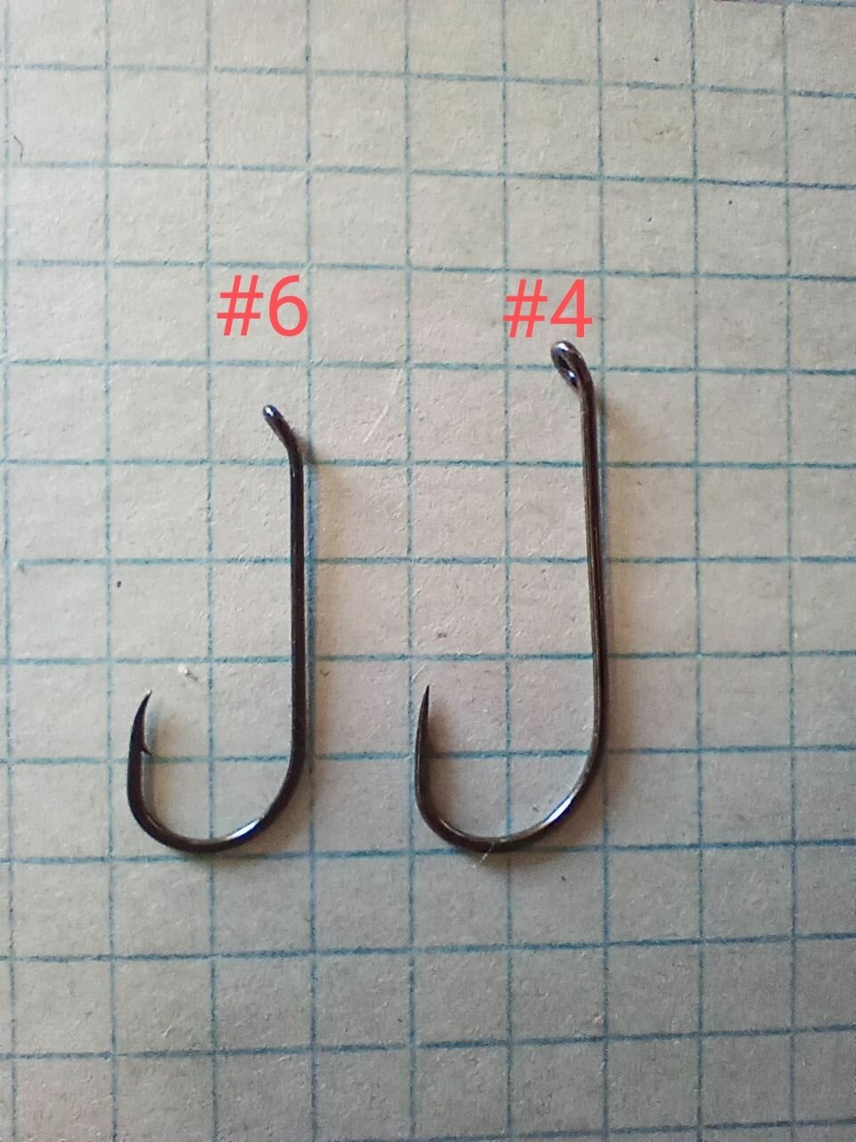 Форелевый крючок MT Jigs, одинарный, №4, сталь, с бородкой, 10 штук, черный — фото 1