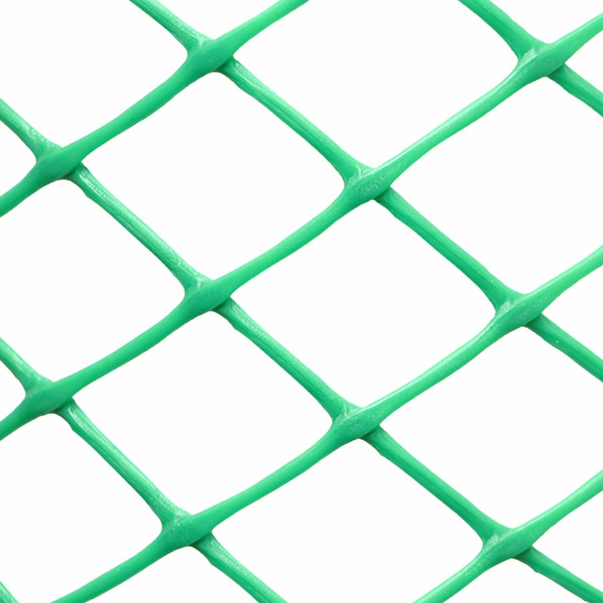 Заборная сетка Протэкт пластиковая, высота 1.2 м, ячейка 35х35 мм, длина 10 м, зеленая З-35/1,2/10 Э (Протэкт)*1/10