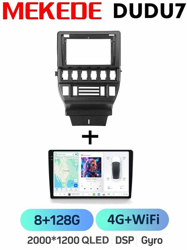 Магнитола 9" Mekede DUDU7 8/128 Gb для LADA Niva 1993-2020 carpay Android