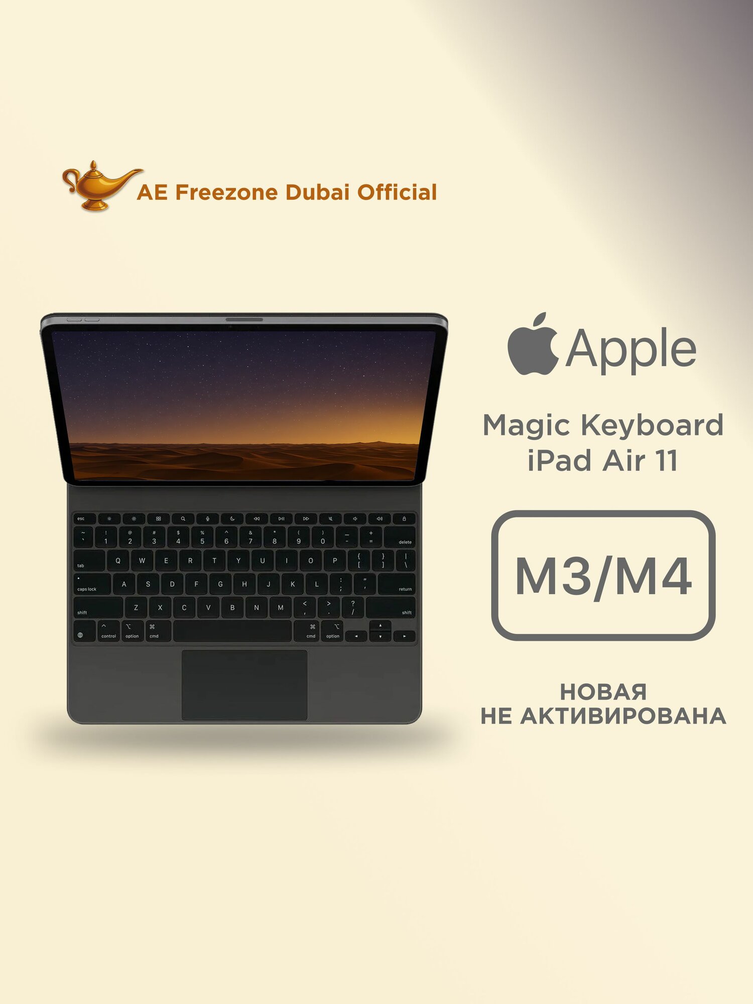 Клавиатура Apple Magic Keyboard for iPad Air 11 M3/M4 Black (MGYX4)