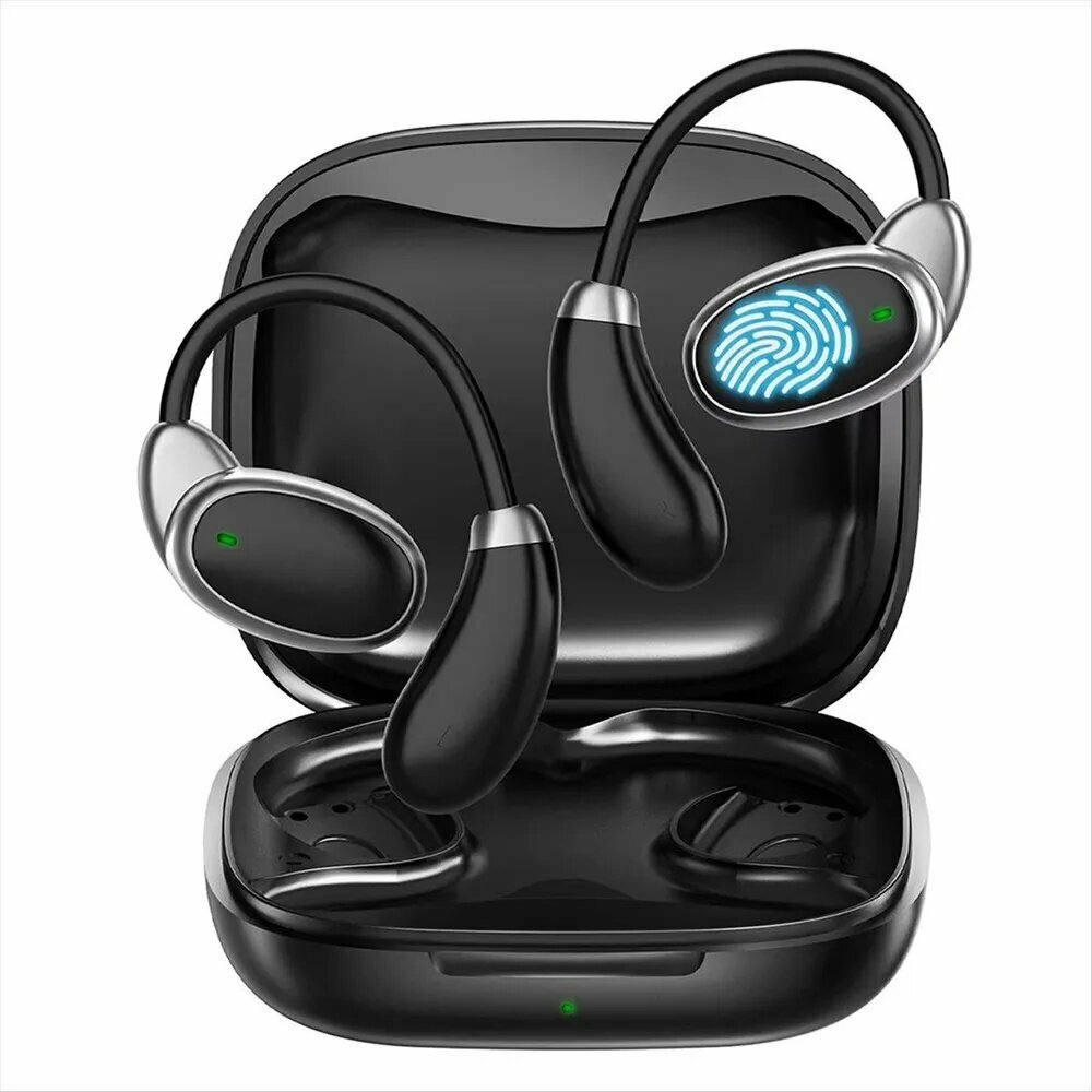 Наушники-переводчики V18 Language Translator, 150 языков, высокая точность, искусственный интеллект, черный цвет