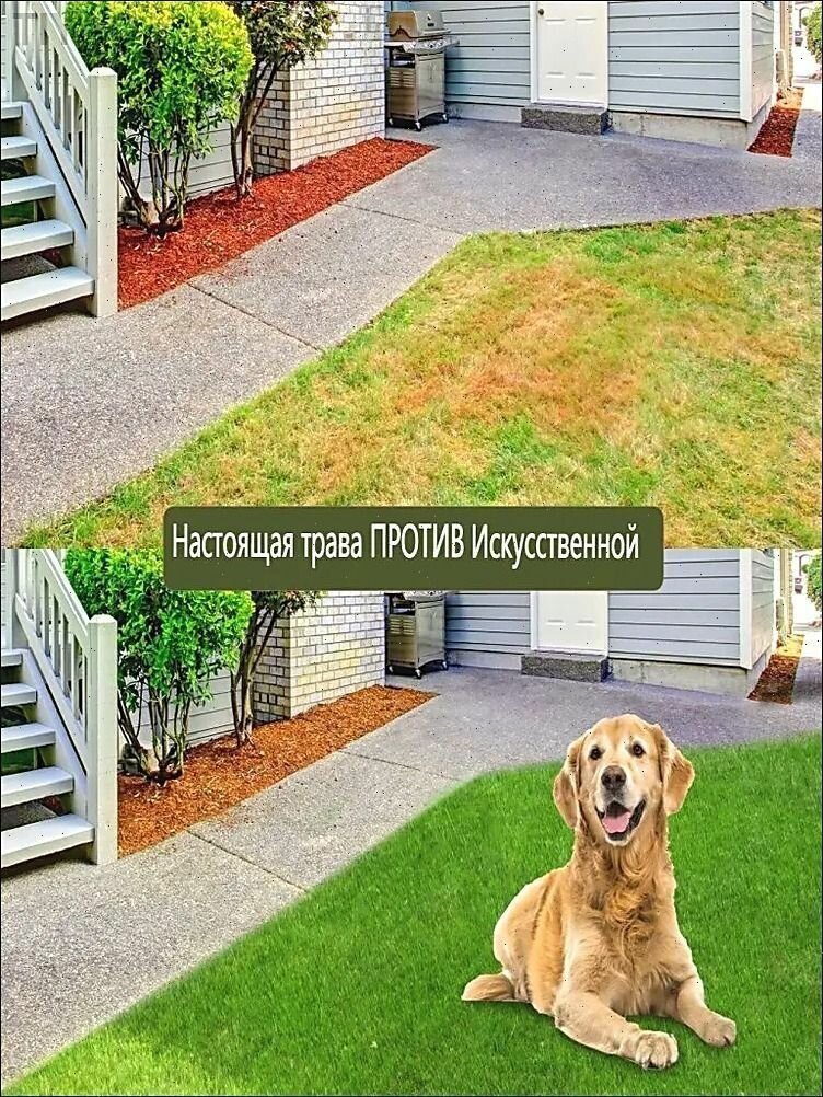 Газон искусственный,6х3м — фото 1