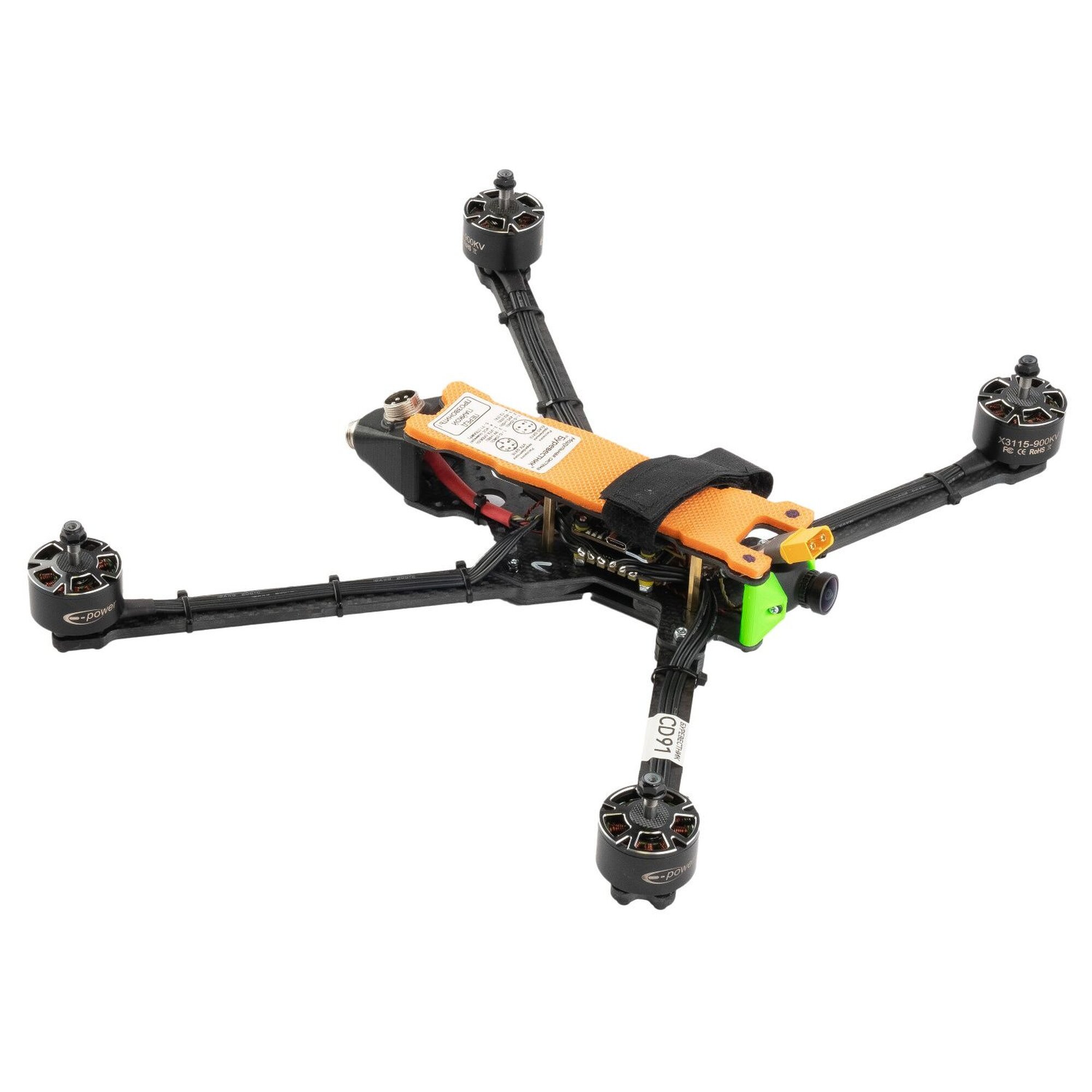 FPV дрон Буревестник 10 дюймов + пропеллеры, квадрокоптер FPV