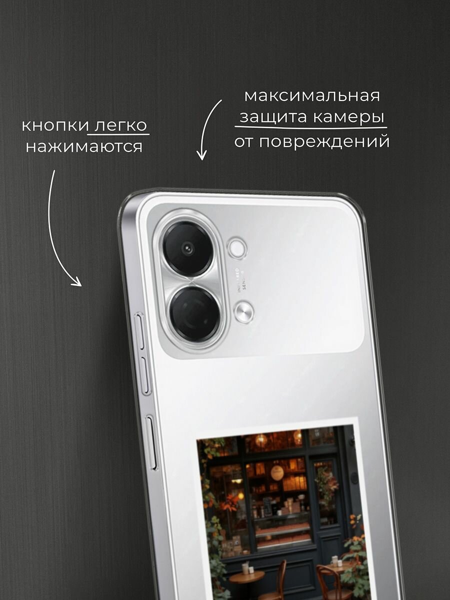 Силиконовый чехол на Tecno Spark Go 3 / Текно Спарк Го 3 с принтом Sweet season — фото 1