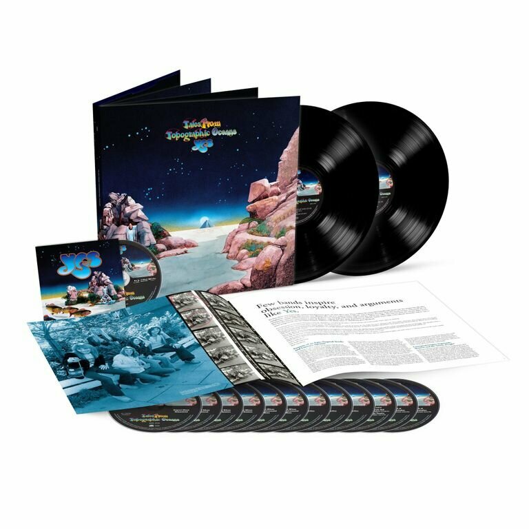 Виниловая пластинка Yes - Tales From Topographic Oceans - Steven Wilson Mix - Limited Super Deluxe Edition 2-LP+12-CD+1Blu-ray Audio