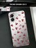 Чехол на Tecno Spark Go 3 / Текно Спарк Го 3 с принтом Вишни и ленточки, прозрач...