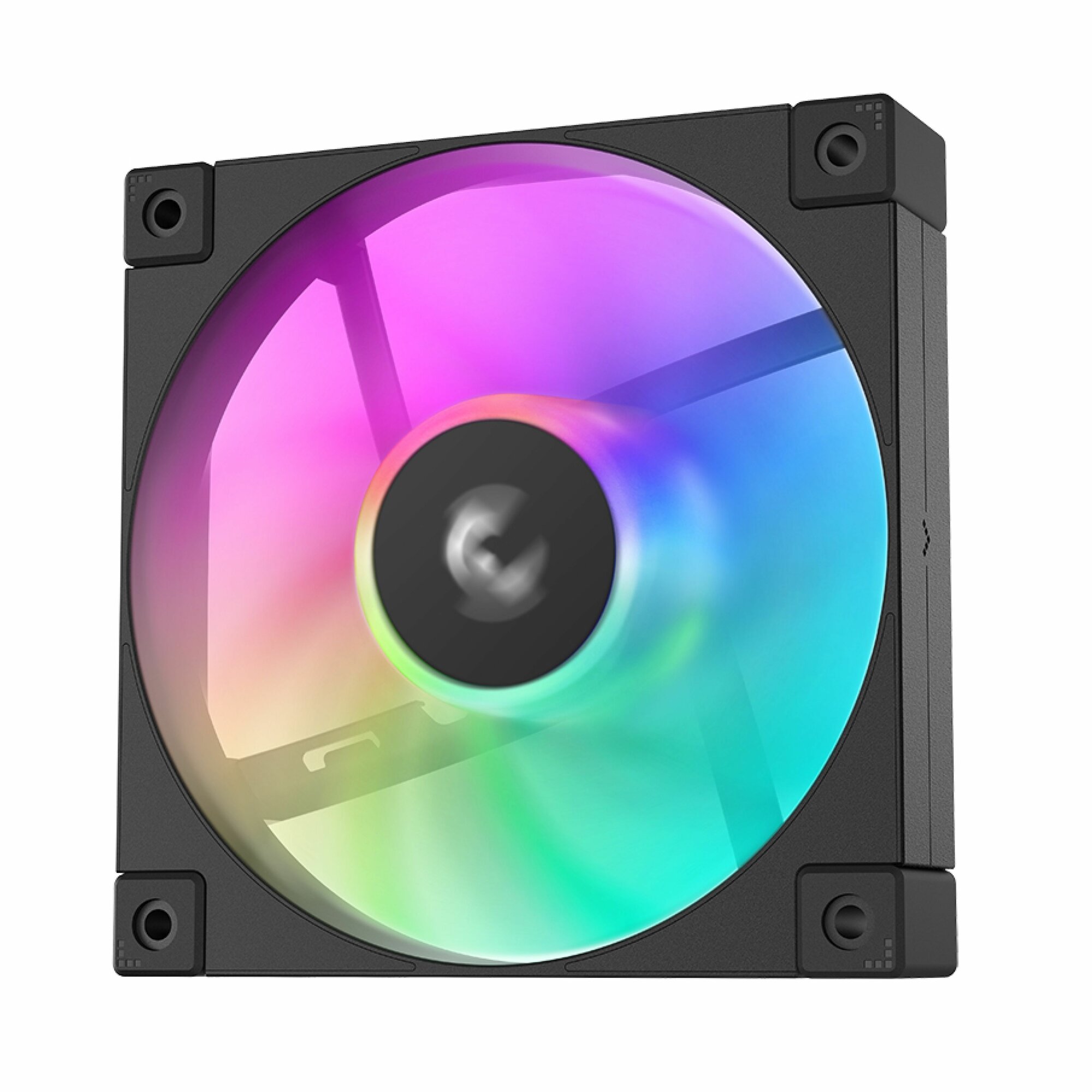 Вентилятор для корпуса DEEPCOOL FD12 ARGB 120x120x25мм (PWM, ARGB, черный, 400-2050об/мин) Color BOX