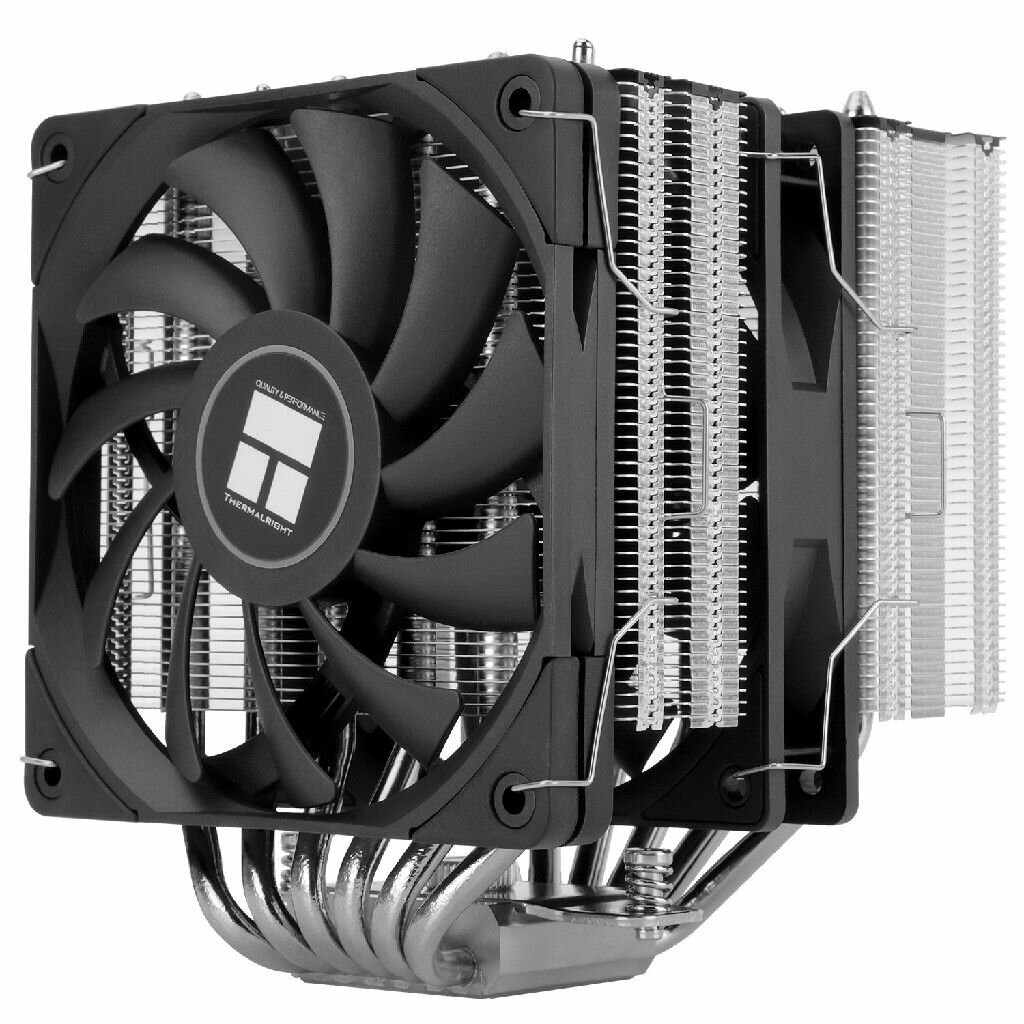 Кулер для процессора Thermalright Royal Knight 120 SE LGA115X/1200/1700/1851 (2x120mm PWM Fan, медное основание, 6 тепл. трубок 6мм) / TRRK120SE