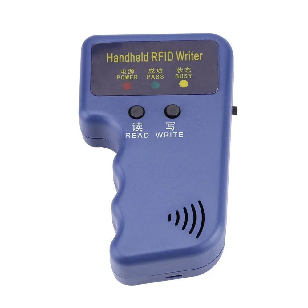 Устройство записи RFID для контроллера СКУД, с индикацией звуковой и светодиодной, Mifare, EM Marine, 125КГц, пластик, серый, черный — фото 1