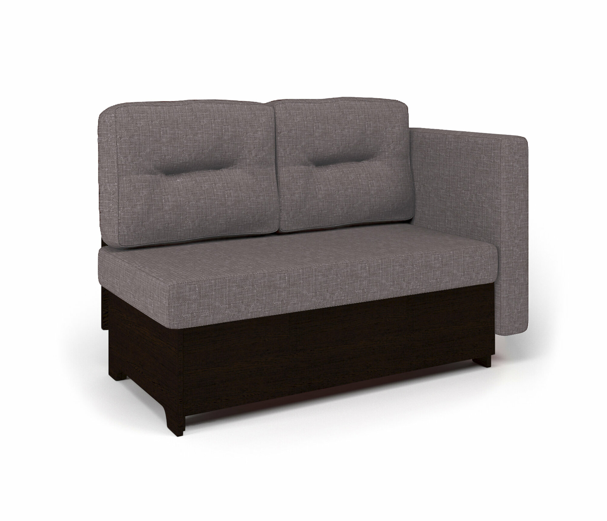 Диван Гамма 120 с раздвижным спальным местом и ящиком, кушетка рогожка