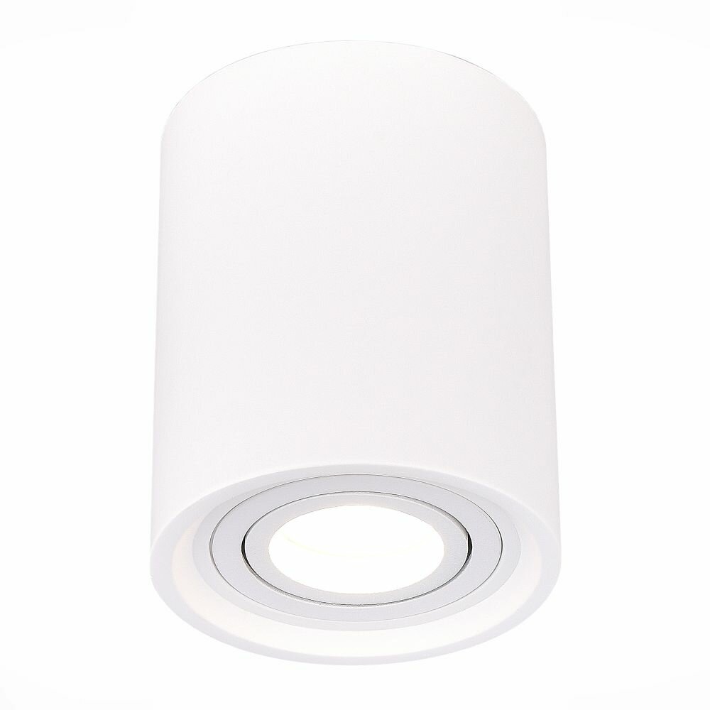 ST156.502.01 ST-Luce Светильник потолочный Белый GU10 1*50W IP20 D100xH120 180-240V Без ламп.