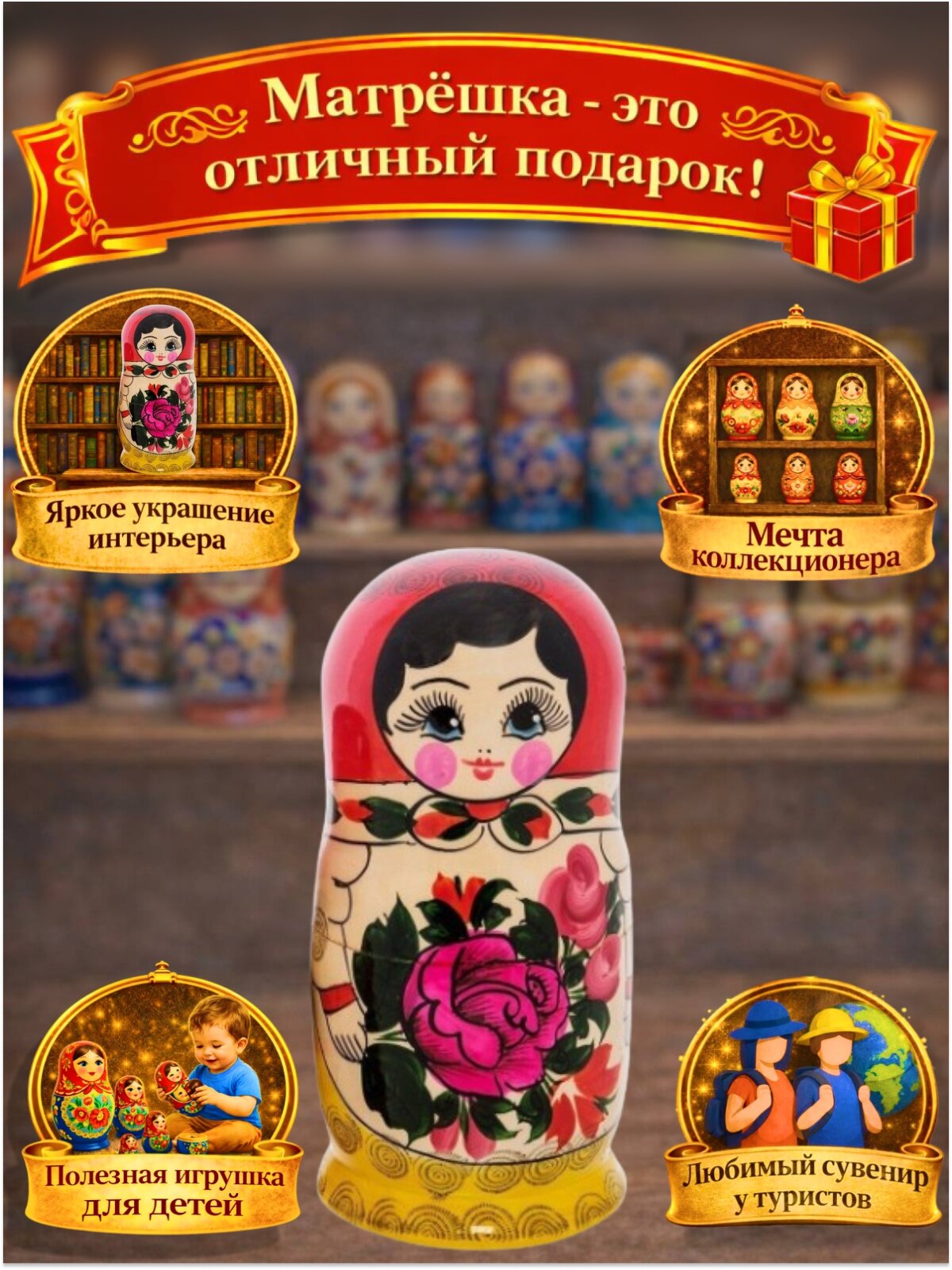 Матрешка Глафировна — фото 1