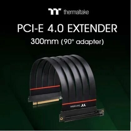 Thermaltake Удлинитель кабеля, 0.6 м, черный