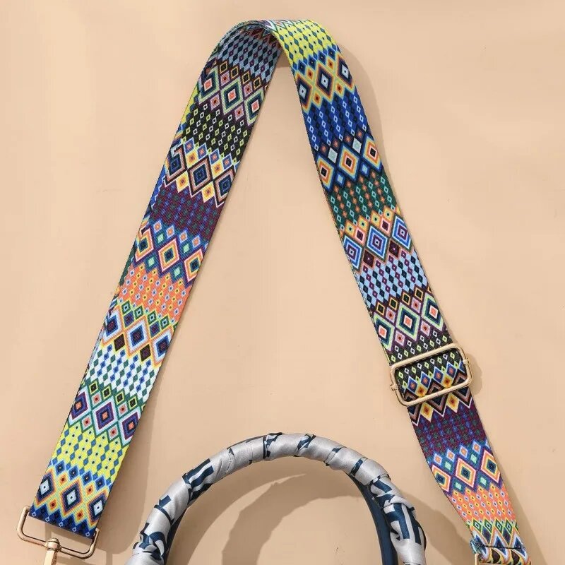 Женская Сумка Через Плечо С Регулируемым Ремнем Через Плечо, Аксессуар Для Сумки Gold buckle, 12