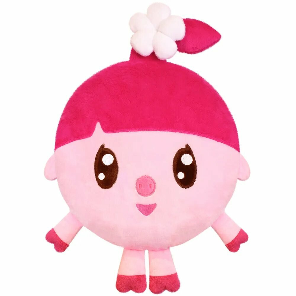 Мягкая игрушка "Мякиши" Нюшенька "Малышарики", игрушка для девочек, подушка обнимашка, от 0+