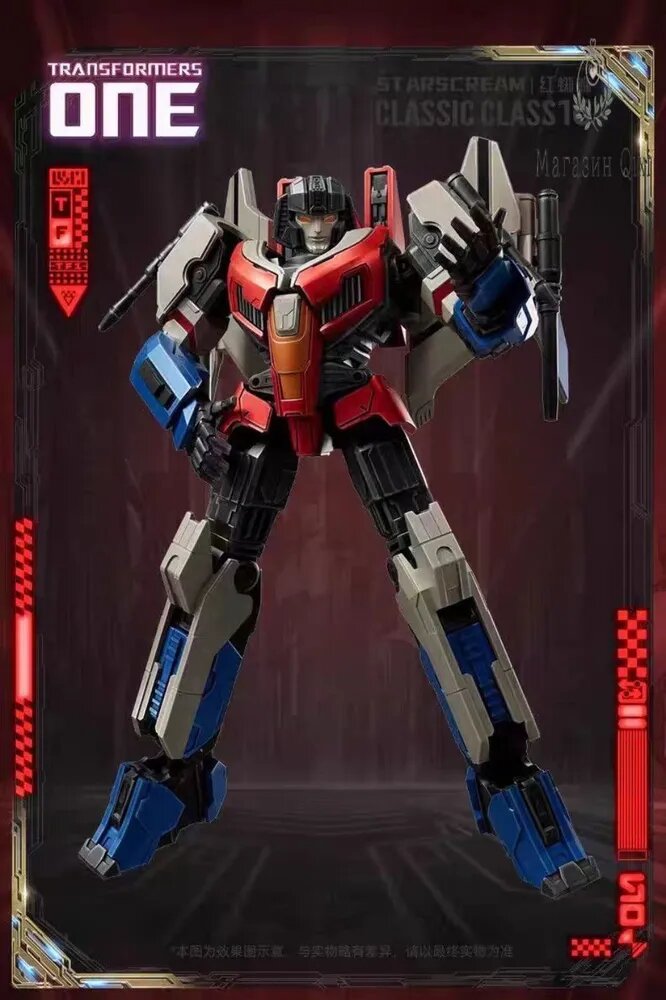 Трансформеры игрушки Blokees Transformers: ONE Classic Class Starscream 12.6cm