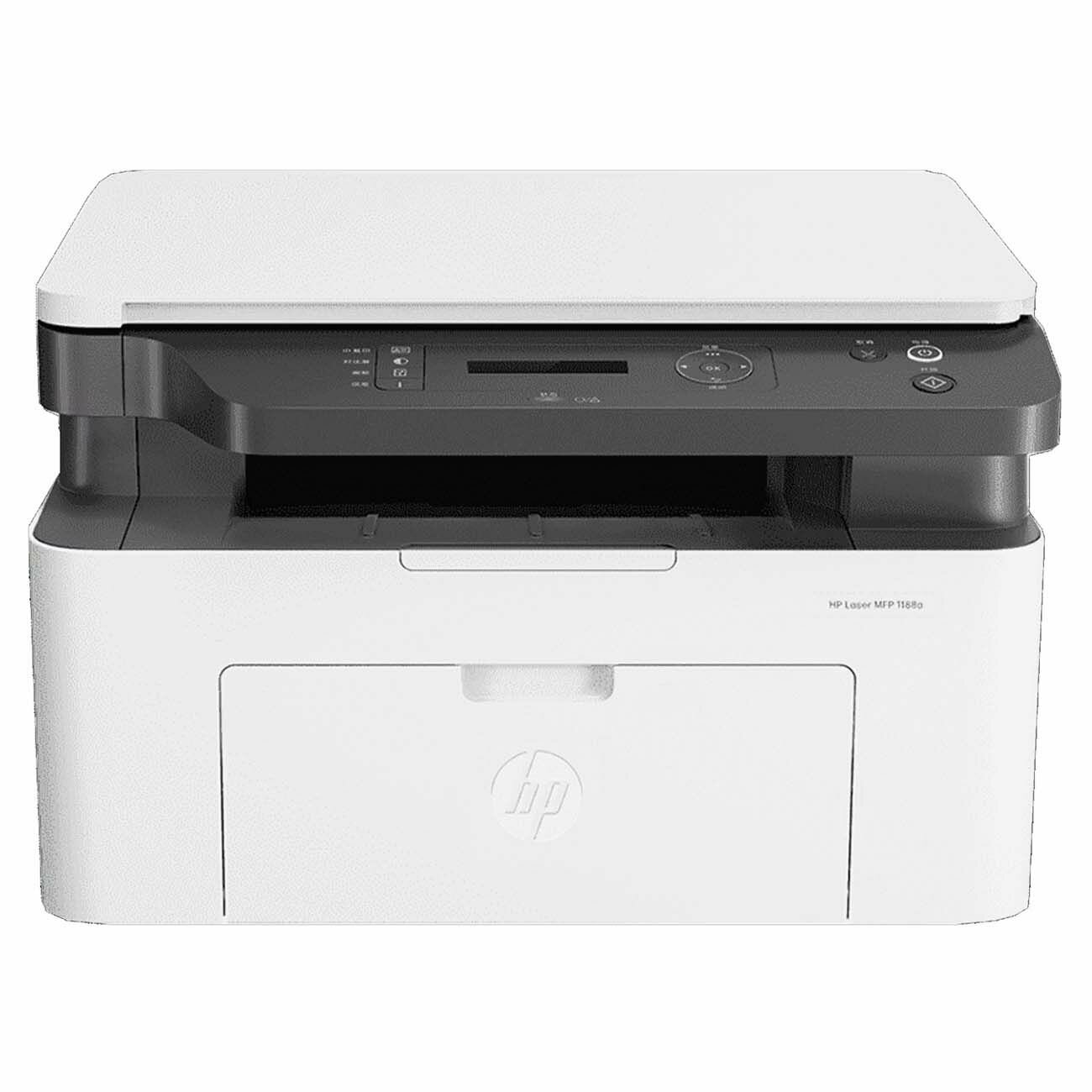 МФУ HP "Laser MFP 1188a", лазерный, 10 000 страниц в месяц, белое