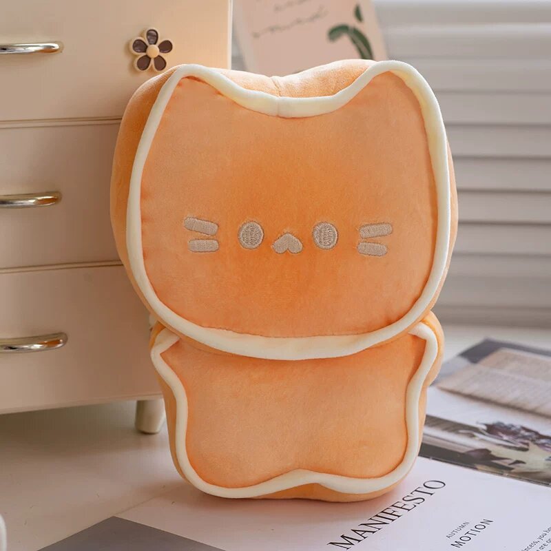 Кошачье печенье-игрушка (Taqi) - 23 см, 0.118 кг, светло-коричневый цвет, плюшевый подарок для детей