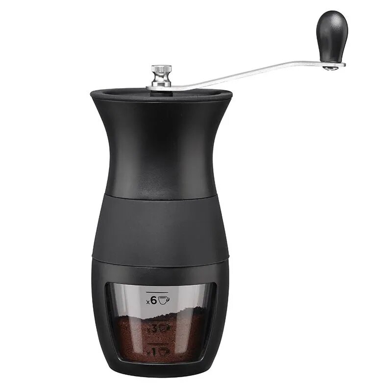 Кофемолка P185603 Assistenza, черный, 150 г, с керамическими жерновами