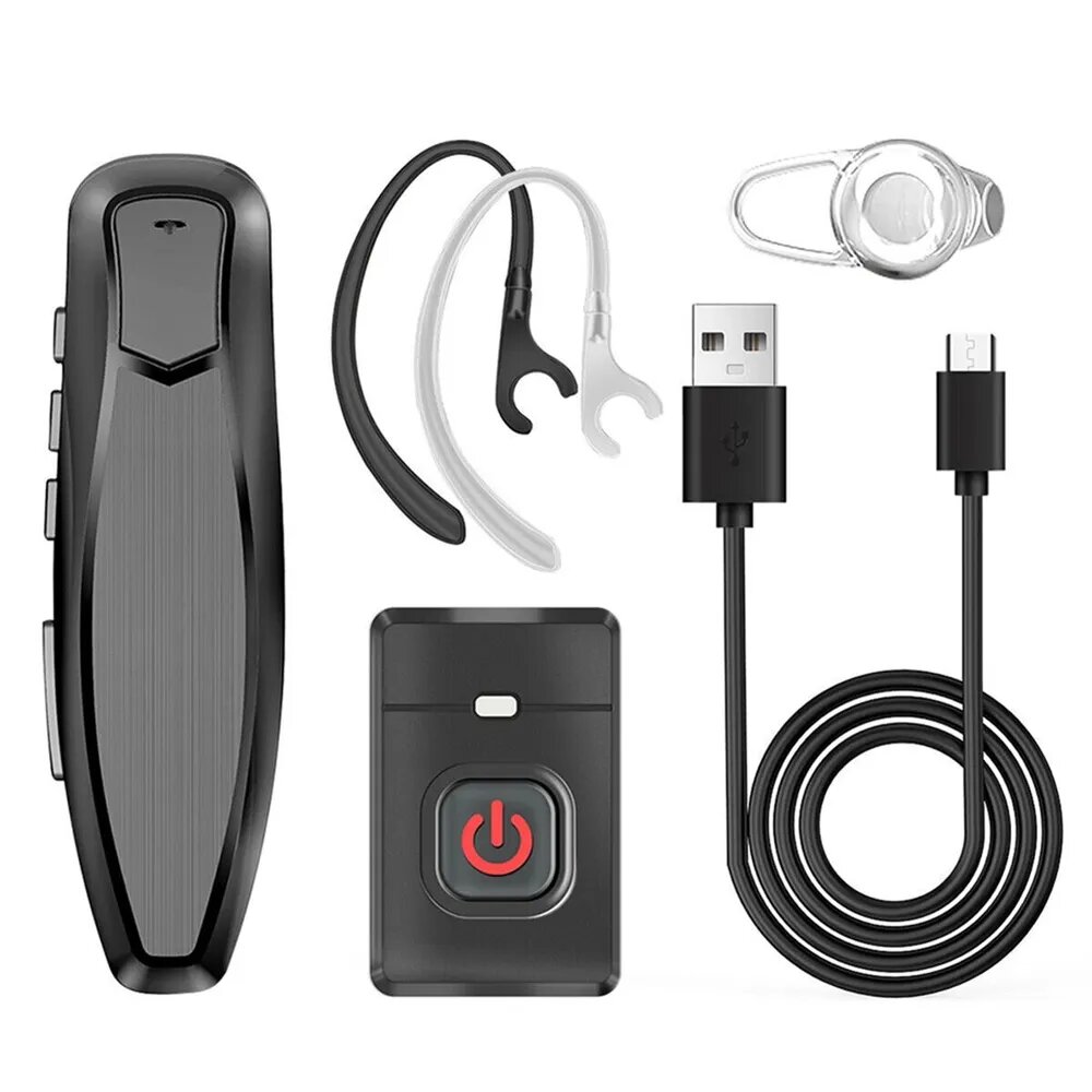 Беспроводная Bluetooth-гарнитура PTT для рации с микрофоном Kenwood
