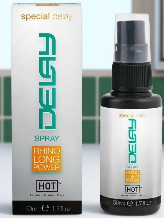 HOT Спрей-пролонгатор для мужчин Delay Spray, 50 мл
