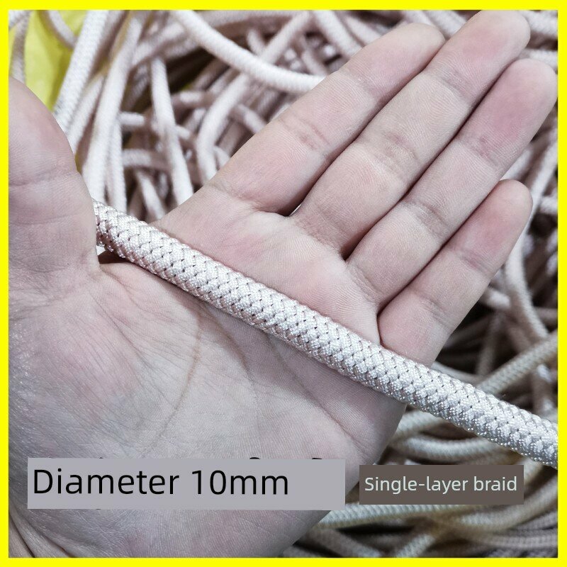 Нейлоновый 10 мм одинарный виток 10 м страховочный канат для минимальных работ, легкое снаряжение для высотных работ
