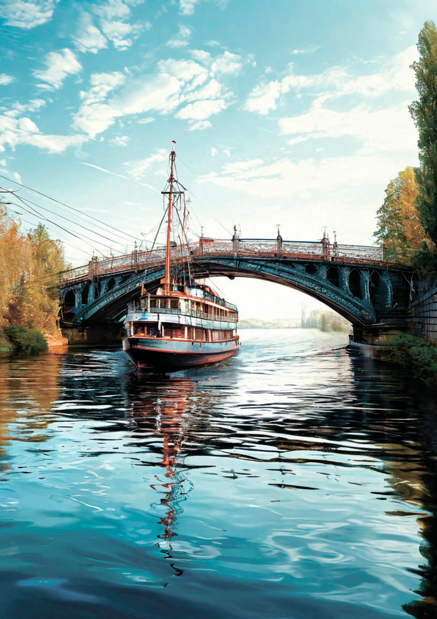 Постеры на стену "Корабль", 40х50см