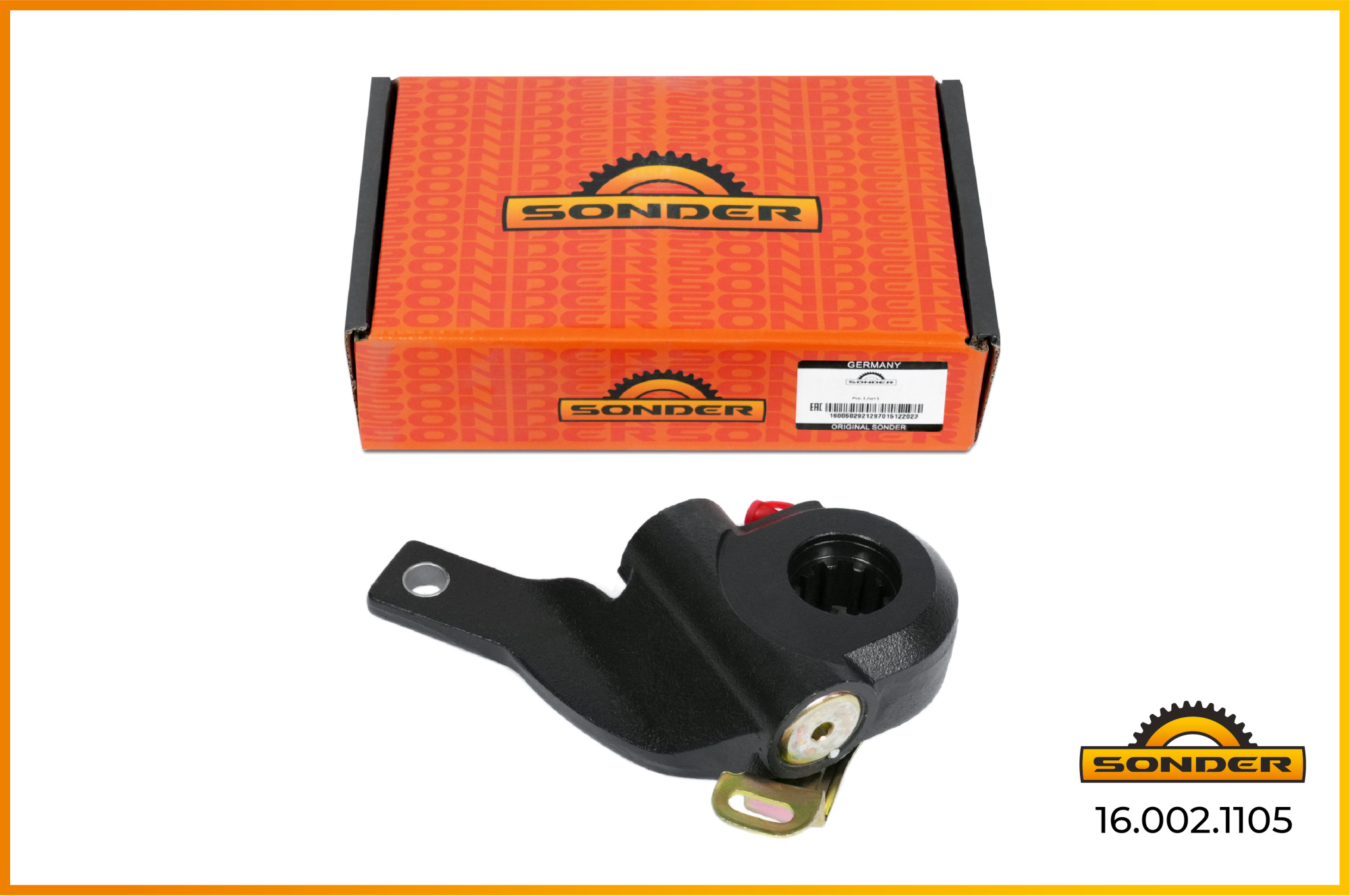 Трещетка scania задняя мост ad90/100 левая(о. н. 1865747), (sonder)