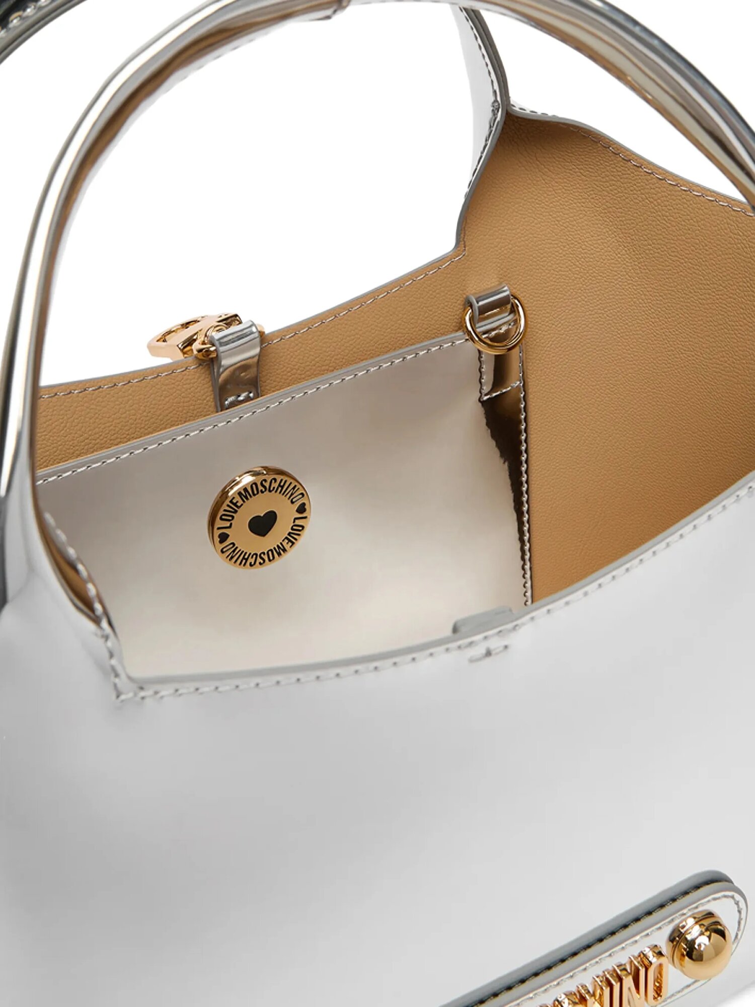 Сумка LOVE MOSCHINO, серебристый — фото 1