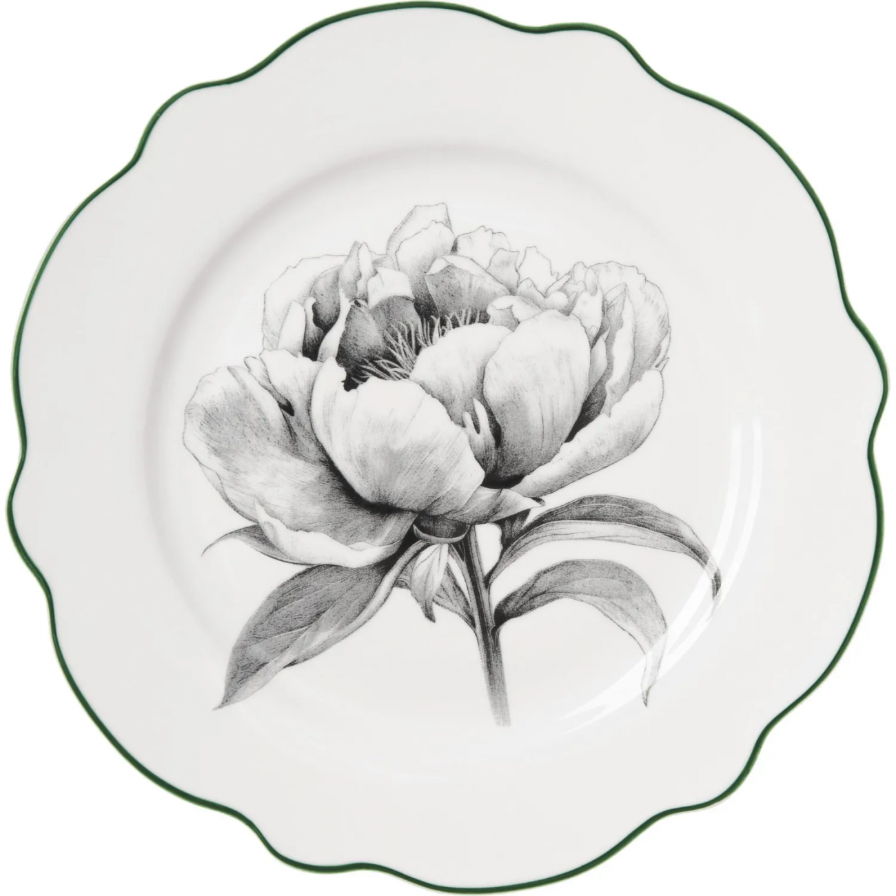 Тарелка десертная Флорес 19.3 см,6шт/уп Home Queen 2386825 77414