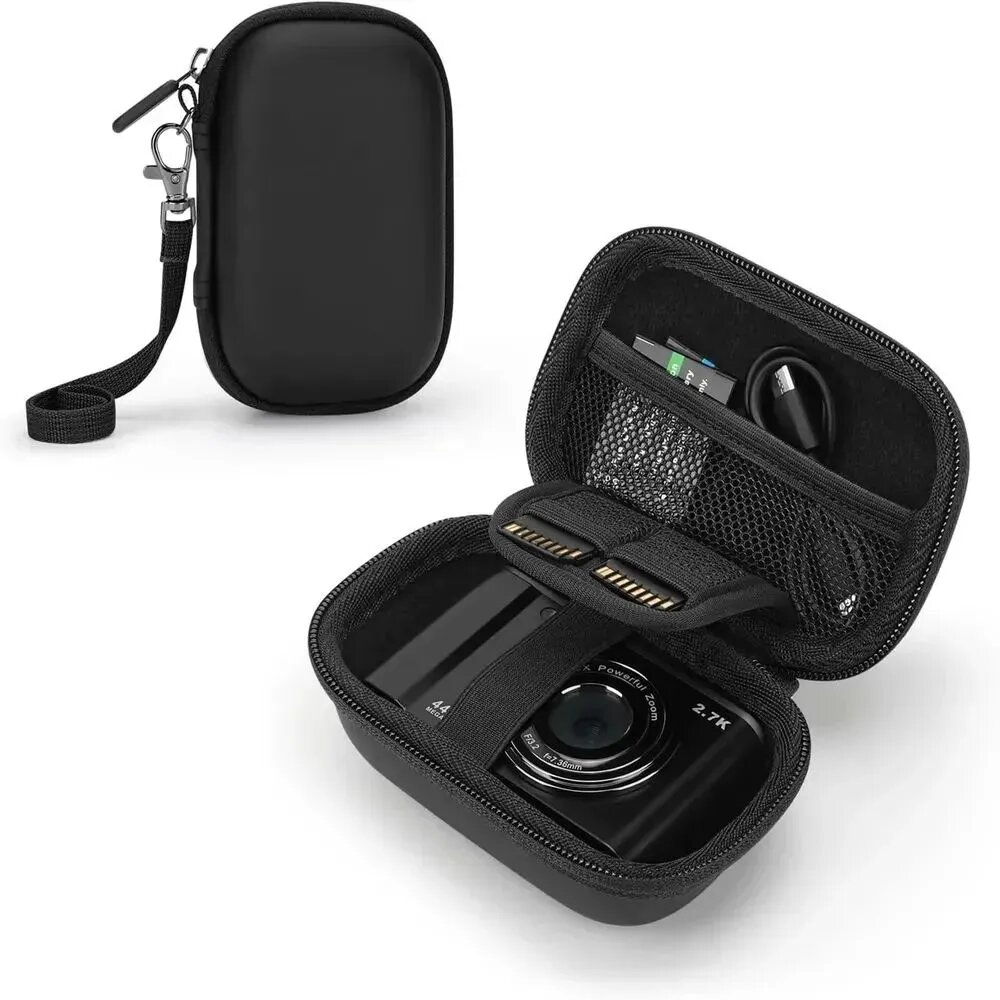 Защитный кейс EVA для Kodak PIXPRO FZ55 ударопрочный чехол с отделением карт памяти и аксессуаров