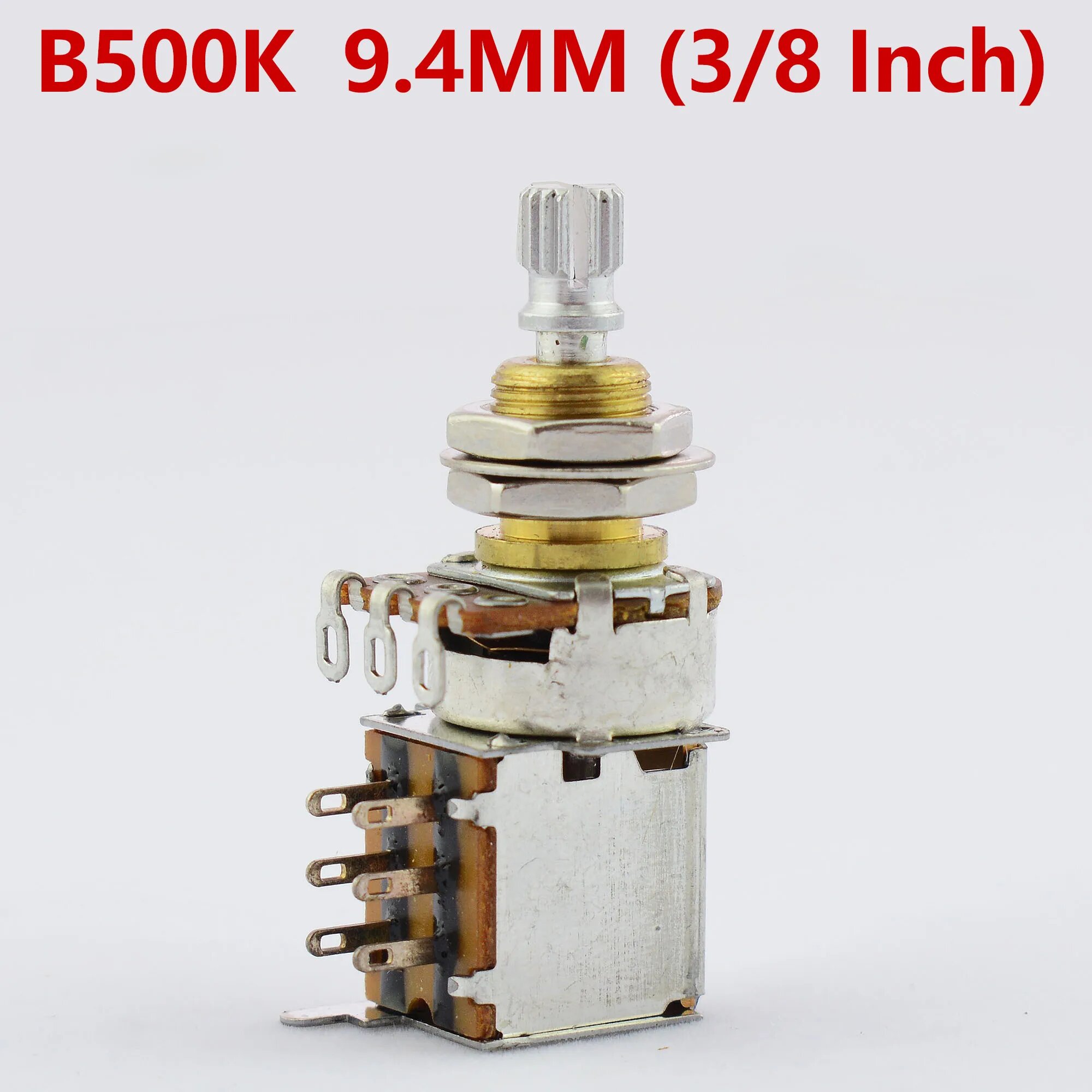 Потенциометр Alpha для электрогитары 250K/500K M9.4 B500K