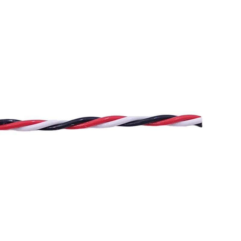 Термостойкий медный провод PTFE 24AWG Red Black White, 10M