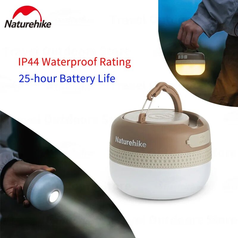 Naturehike Кемпинговый светильник Meteorite Brown