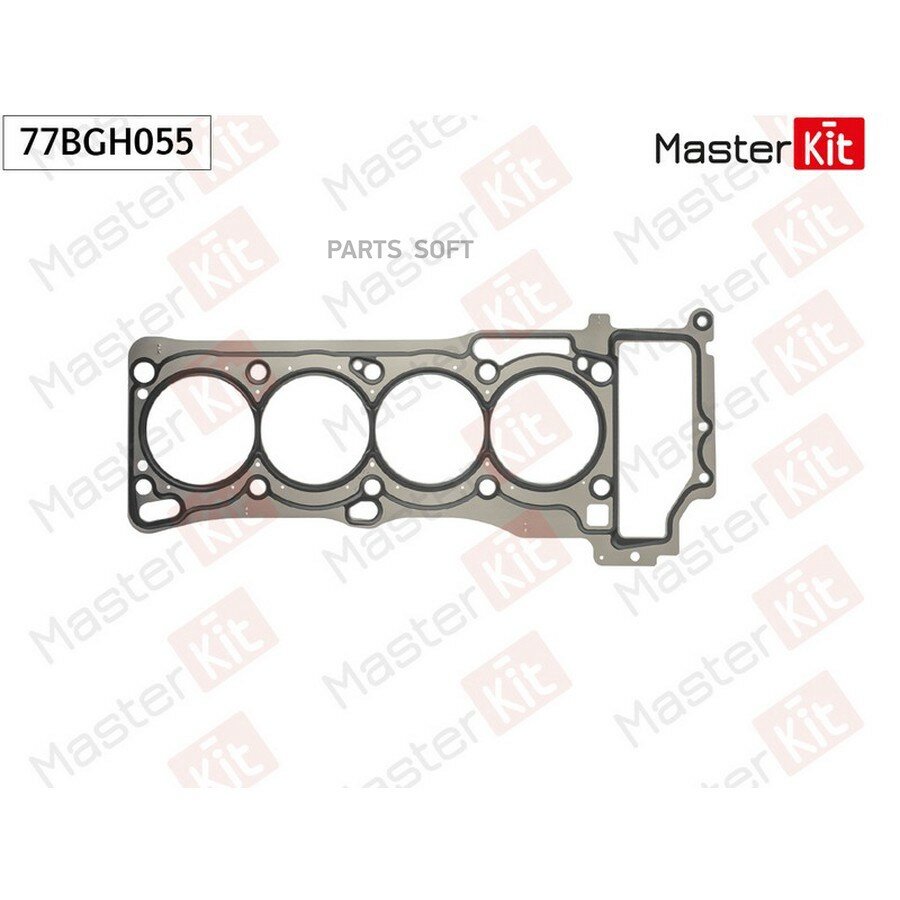 MASTERKIT 77BGH055 Прокладка ГБЦ NISSAN QG18DE