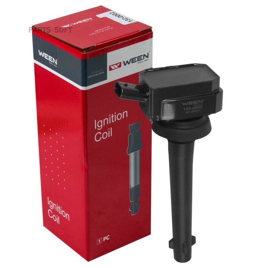 WEEN 132-0002 Катушка зажигания GAZ Sobol, Gazelle (ZMZ 405.10) UAZ Hunter, Patriot (ZMZ 409.10, 406.10)