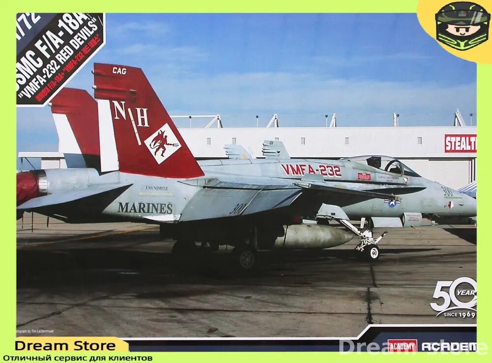 Academy 12520 1/72 USMC F/A-18A+ VMFA-232 Red Devils сборная модель самолета