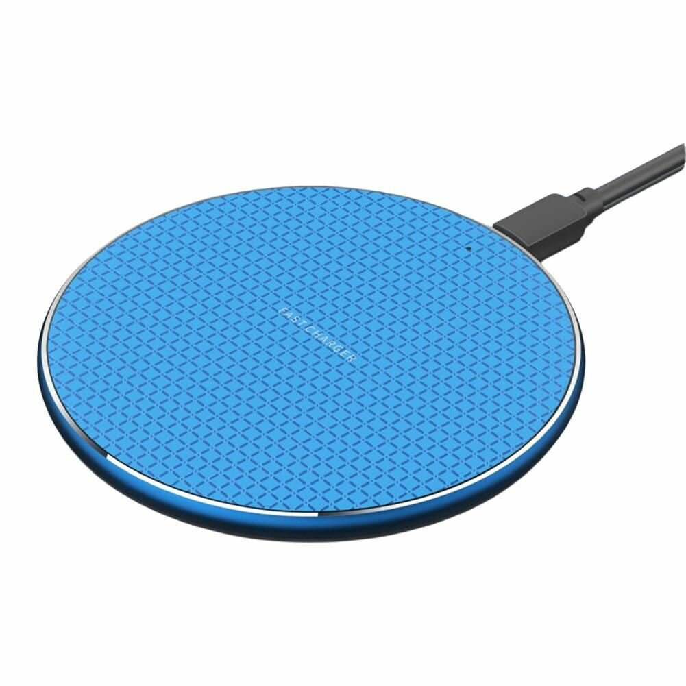 Новое настольное беспроводное зарядное устройство K8 round wireless charger мощностью 30 Вт для быстрой зарядки подходит моделей Apple, Samsung и Huawei