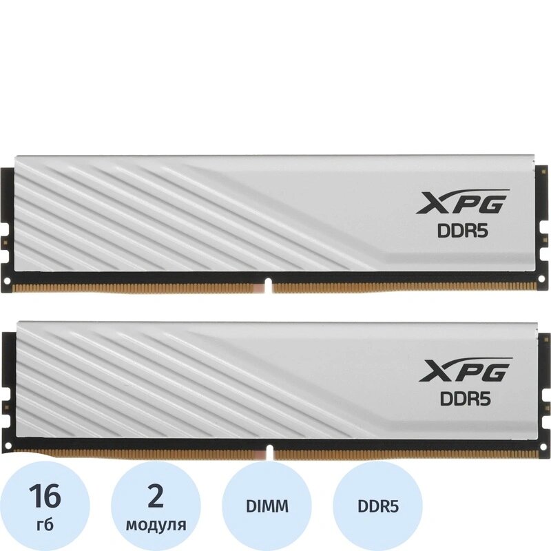 Модуль памяти AData DIMM DDR5 2x16GB 6000MHz(AX5U6000C3016G-DCLAWH)