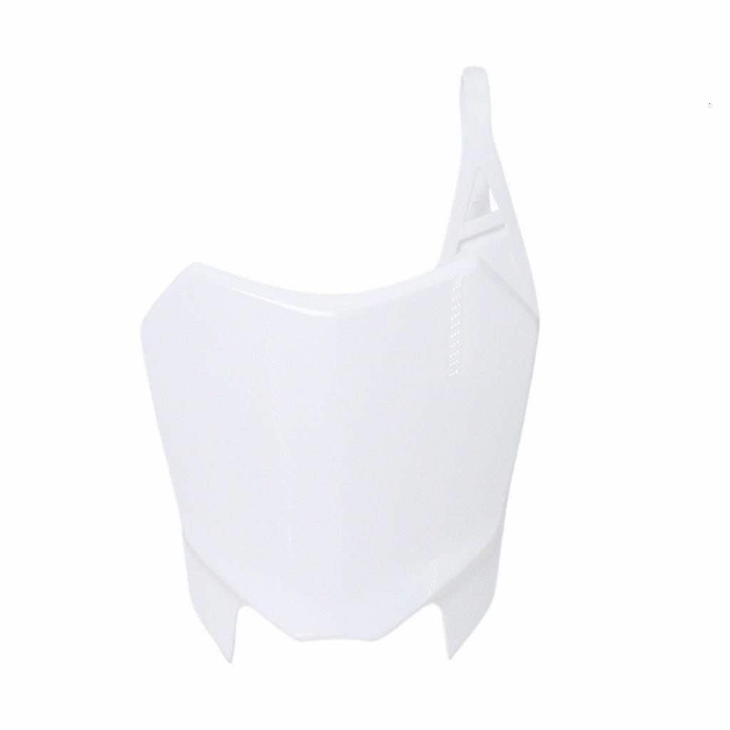 Светоотражающий номерной щиток для мотоцикла, Белый