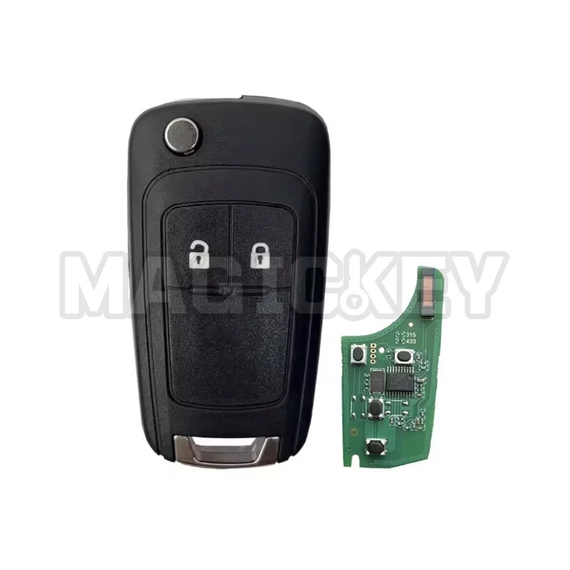 Автоключ 2 кнопки 433 МГц PCF7941E Chevrolet Opel