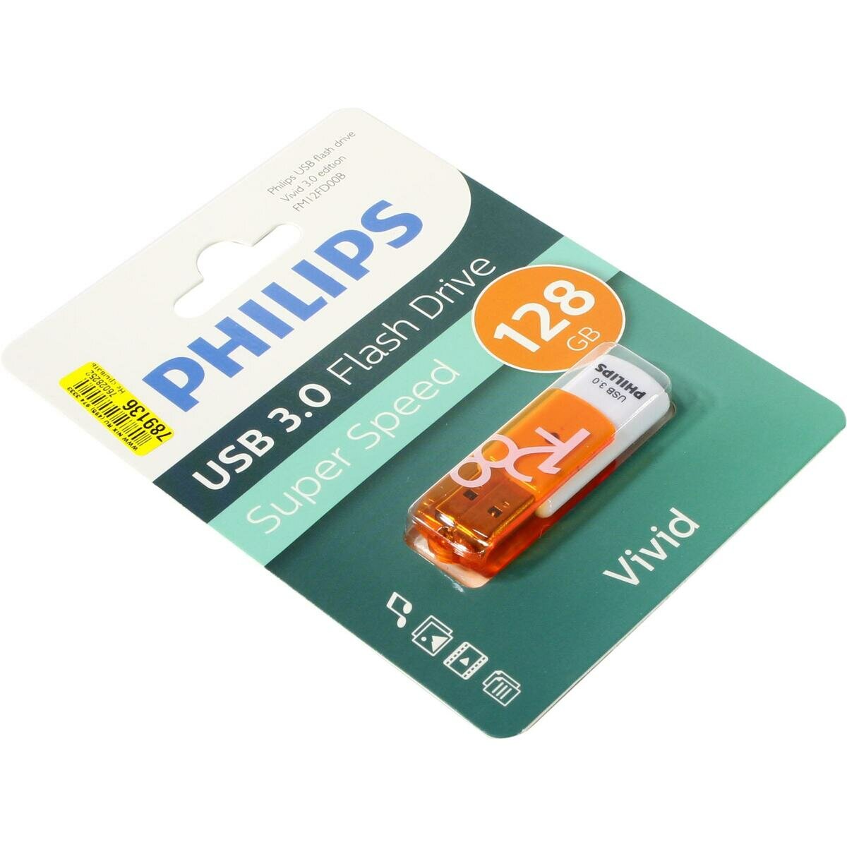 Philips Vivid USB3.0 Flash Drive 128Gb (RTL)