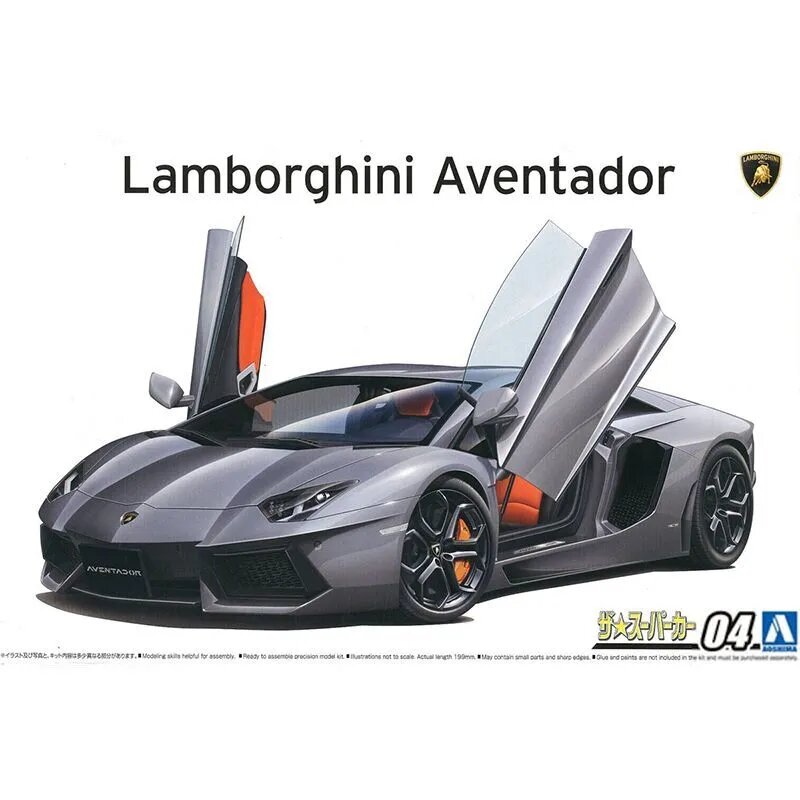 Сборная модель Машинка Aoshima-05864 1/24 Lamborghini AVENDADOR LP700-4 2011 car model kit