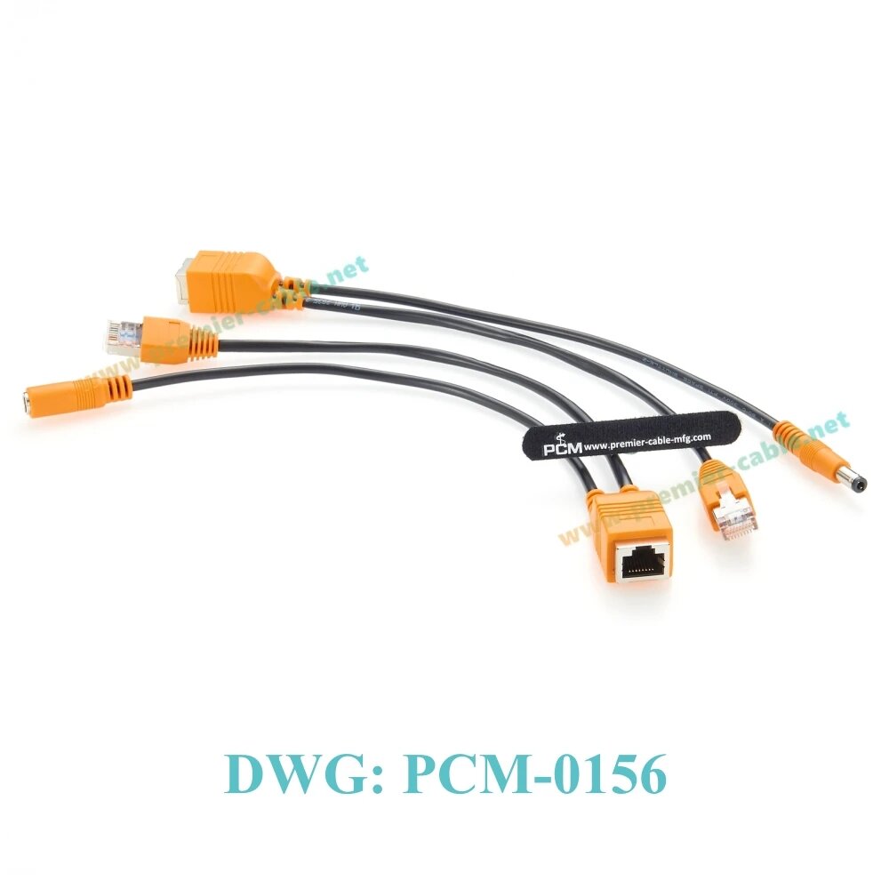 Пассивный PoE адаптер-инжектор-сплиттер 12-48В DC 5.5x2.5 мм