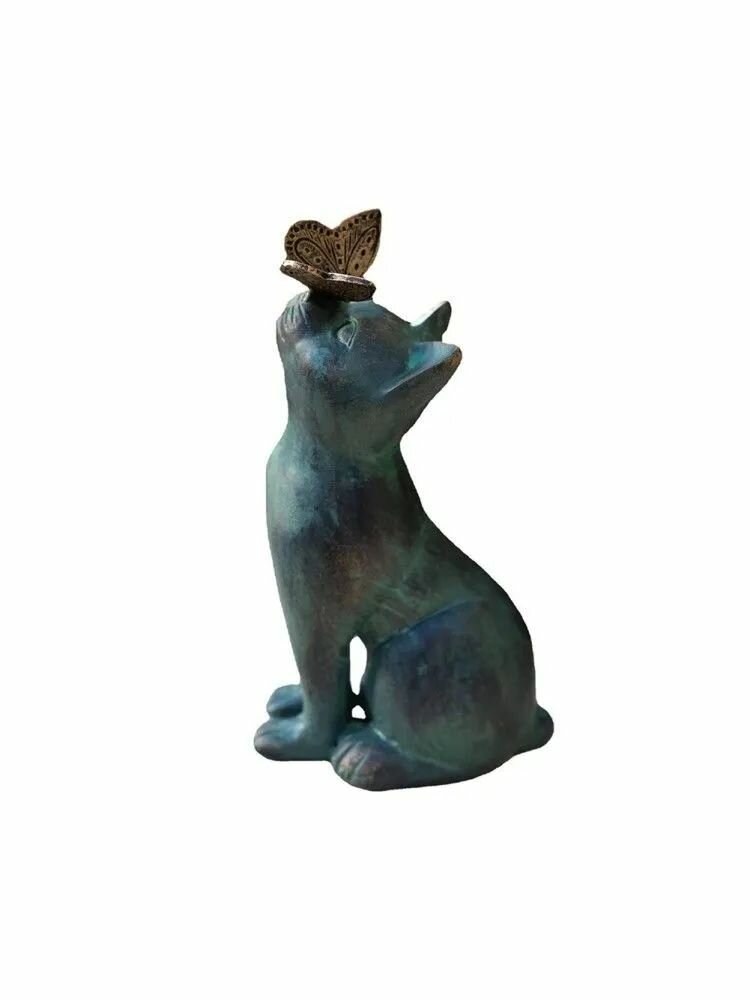 Садовая фигура "Кошка", для украшения сада, из качественных материалов