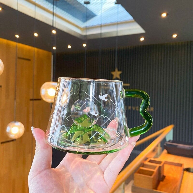Кружка Starbucks, стекло, высокотемпературная, чашка молока, чашка кофе, 455 мл